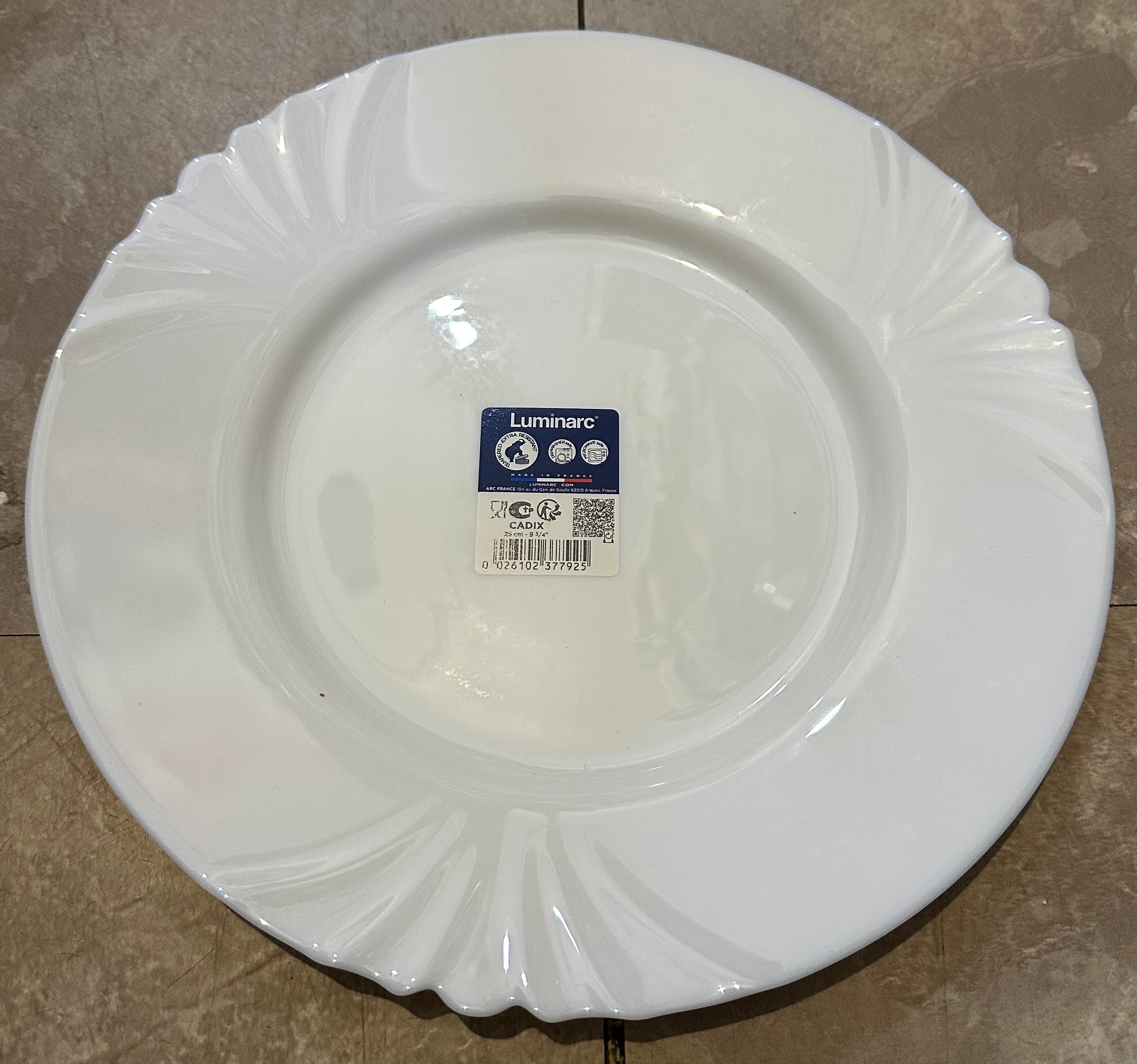 LUMINARC CADIX DINNER PLATE – Coopers Of Barnet