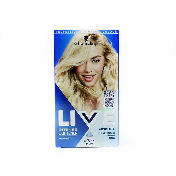 SCHWARZKOPF LIVE PERM HAIR DYE ABSOLUTE PLATINUM – Coopers Of Barnet