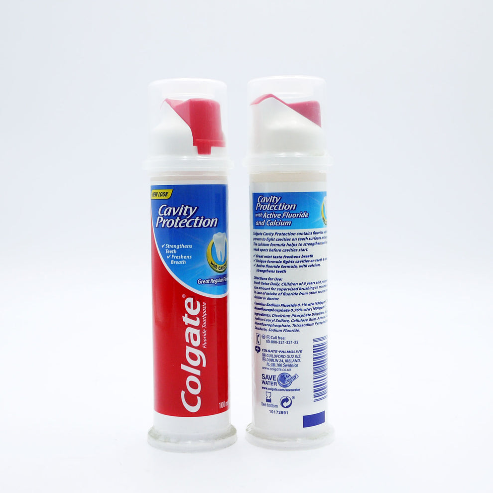 COLGATE TOOTHPASTE CAVITY PROTECTION PUMP 100ml – Coopers Of Barnet