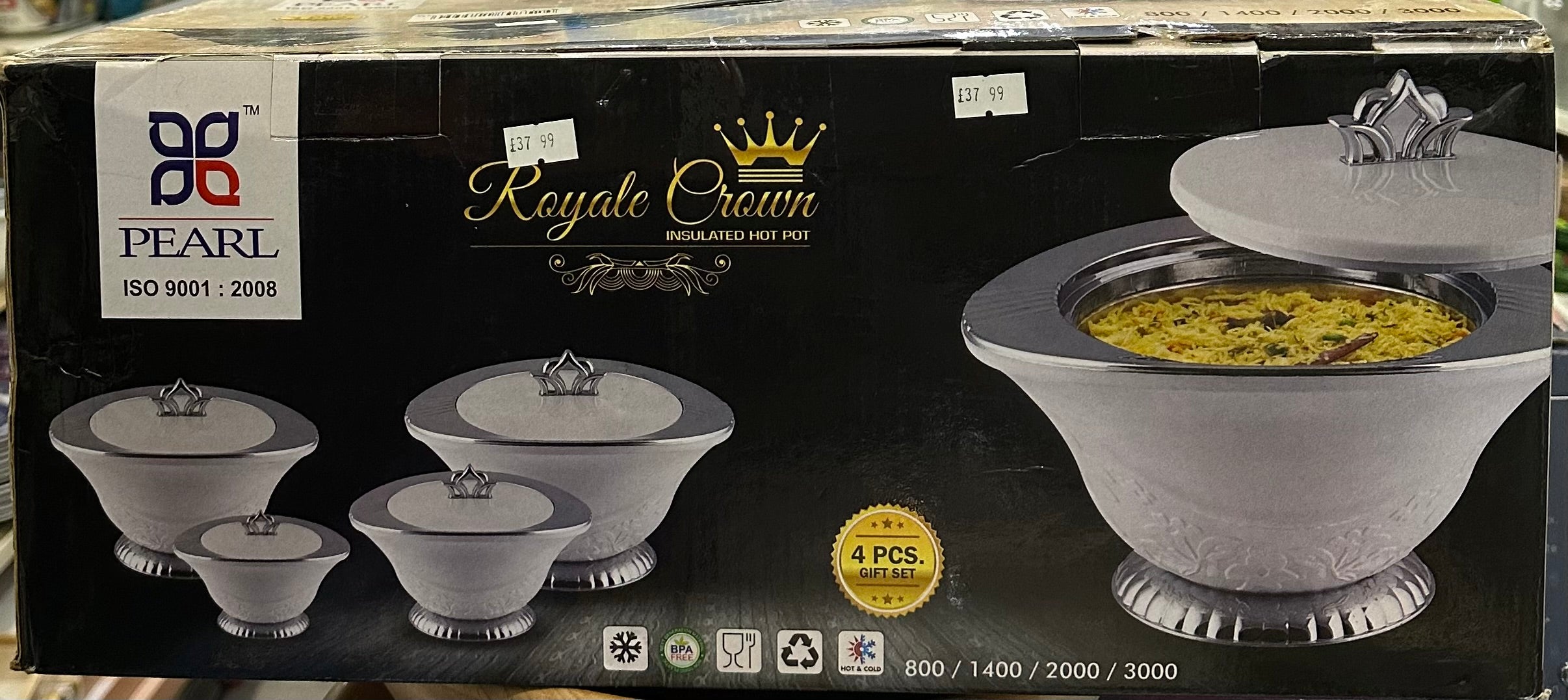 ROYALE CROWN INSULATED HOT POT SET OF 4 – Coopers Of Barnet