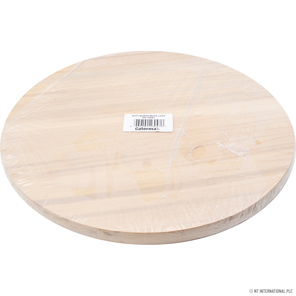 Authentic Roti Board with Legs - Premium Wooden Chapati Rolling Board ...