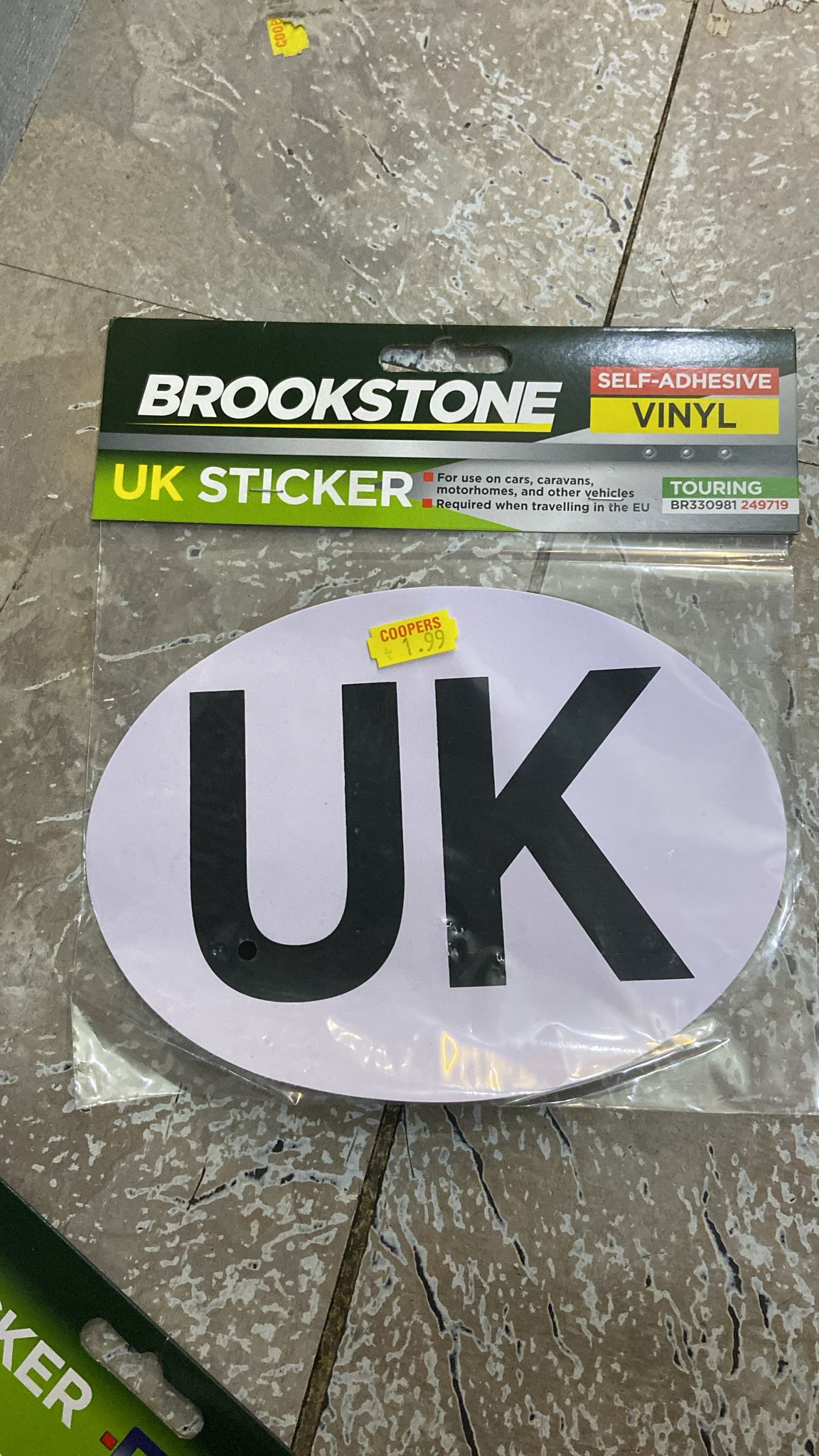 Brookstone UK Sticker Enhance Your Motorhome & Vehicle Style – Coopers ...