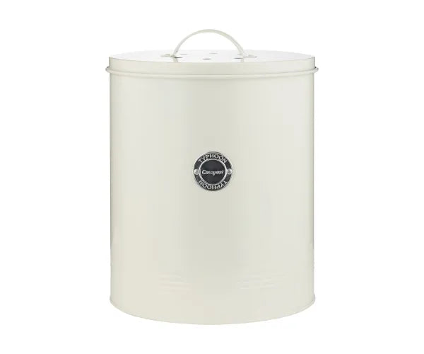 Upgrade Your Kitchen with the Living Cream 5L Compost Caddy. – Coopers ...