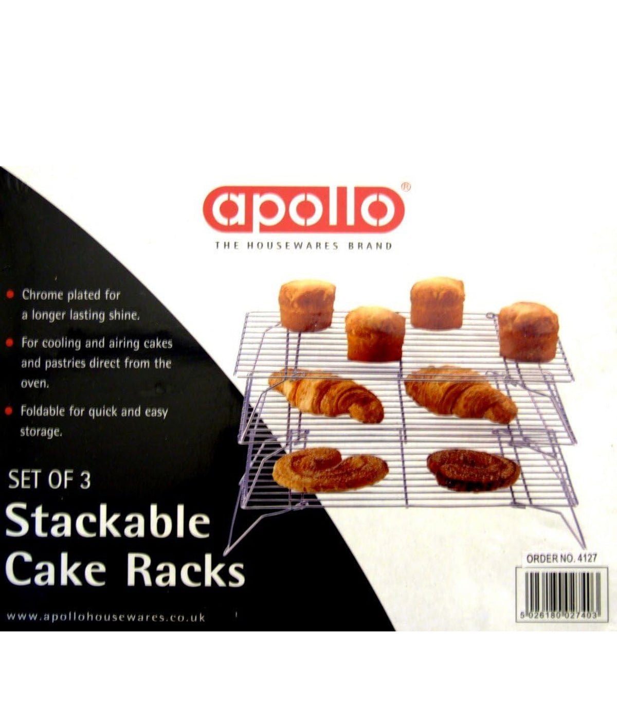 APOLLO 3 STACKABLE CAKE RACKS — coopersofbarnett