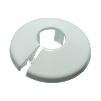 Pipe Roses, White Plastic, To Fit 15mm Pipes – Coopers Of Barnet