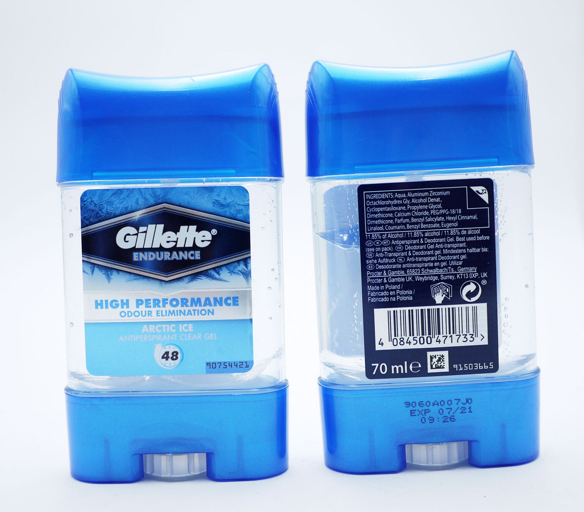 GILLETTE A/P CLEAR GEL STICK ARCTIC ICE 70ml — coopersofbarnett