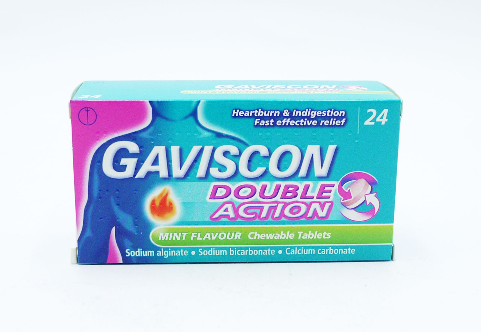 GAVISCON DOUBLE ACTION MINT TABLETS 12”S – Coopers Of Barnet