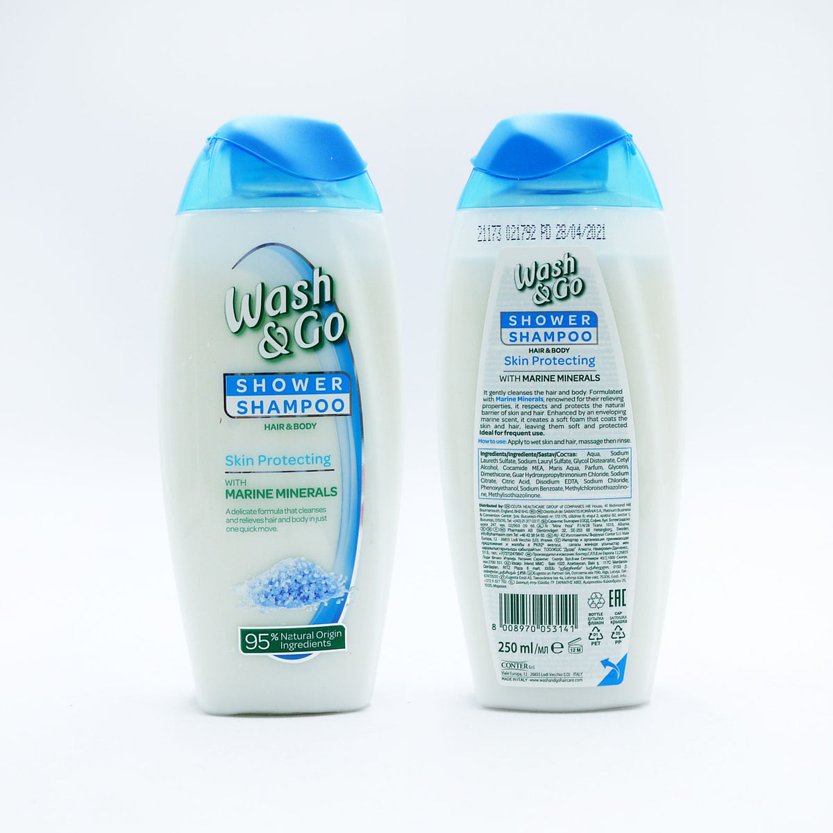 WASH & GO SHOWER & SHAMPOO PROTECTING 250ml — coopersofbarnett