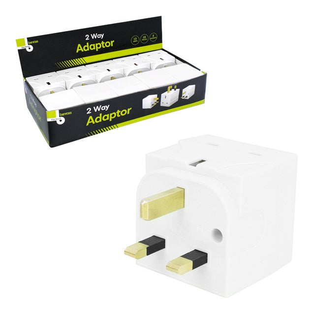 2 Way Adaptor - 13A – Coopers Of Barnet