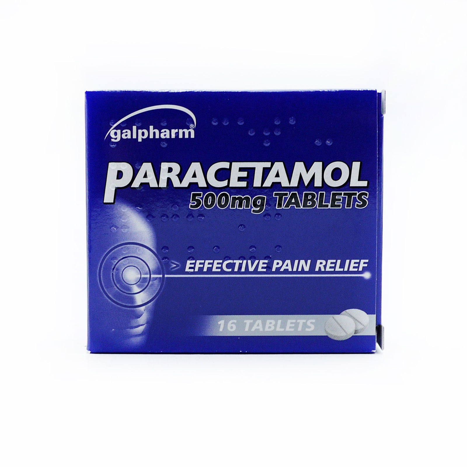 GALPHARM PARACETAMOL TABLETS 500MG 16'S – Coopers Of Barnet