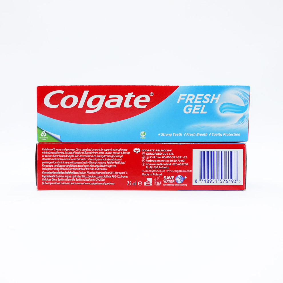 COLGATE TOOTHPASTE FRESH MINTY GEL 75ml – Coopers Of Barnet