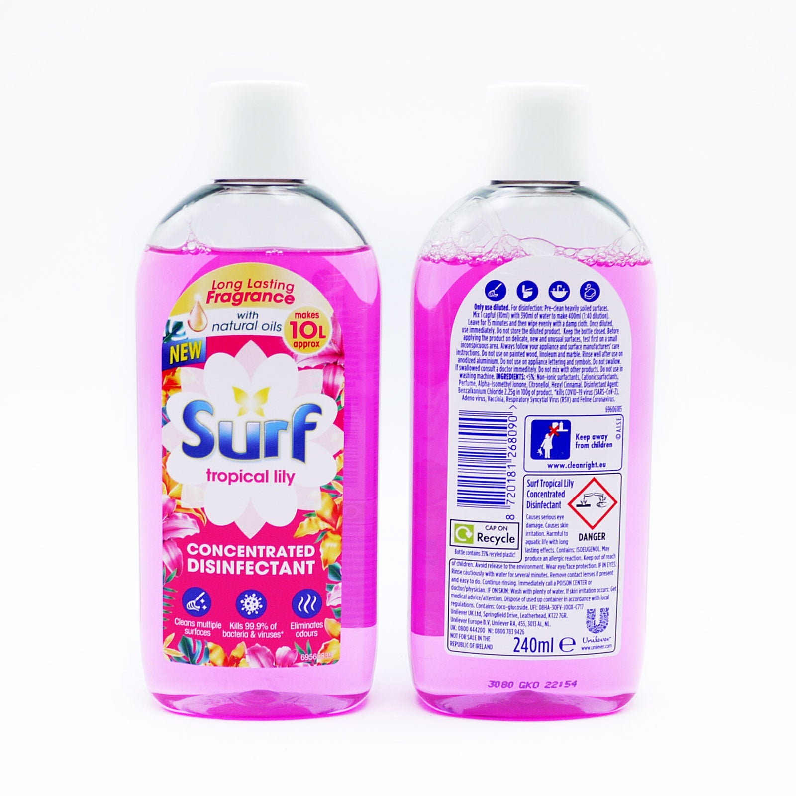 SURF DISINFECTANT TROPICAL LILY 240ML – Coopers Of Barnet