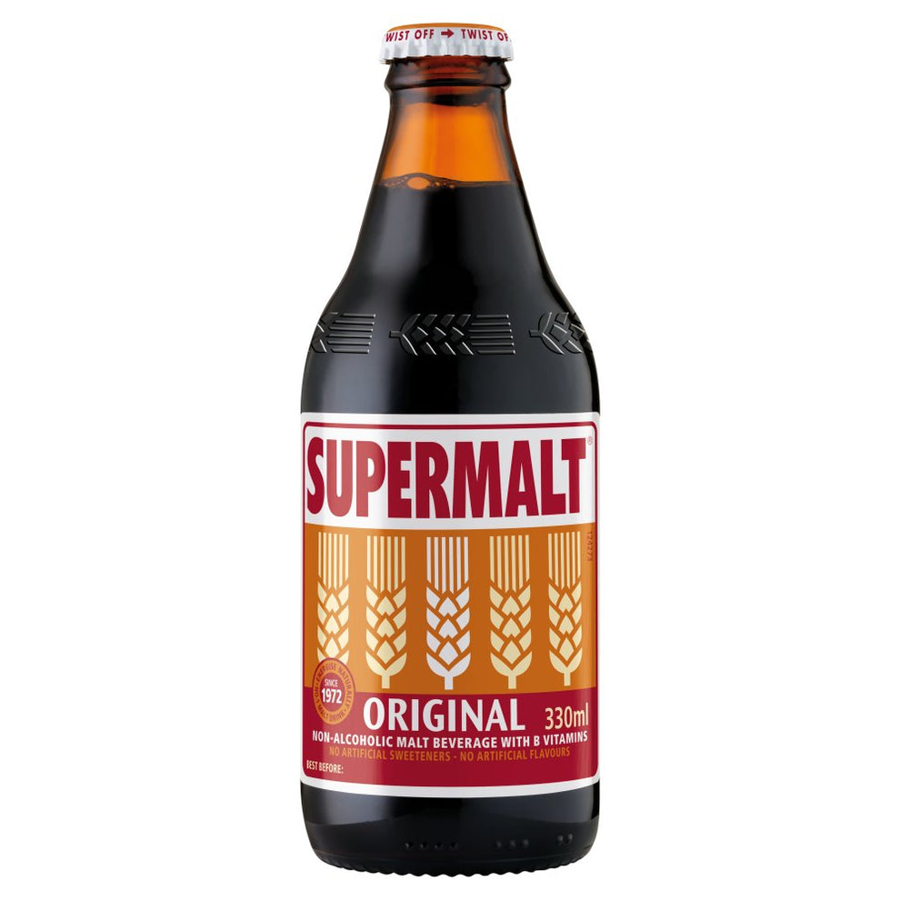 Supermalt Original Non-Alcoholic Malt Beverage with B Vitamins 330ml ...