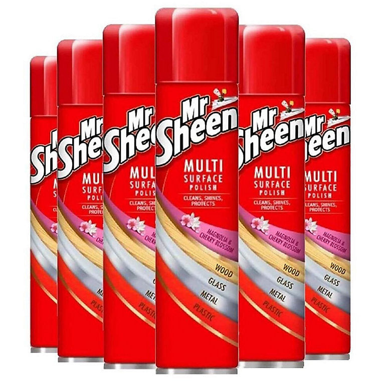 Mr Sheen Multi-Surface Magnolia Cherry Blossom Polish Spray 250ml Smea ...