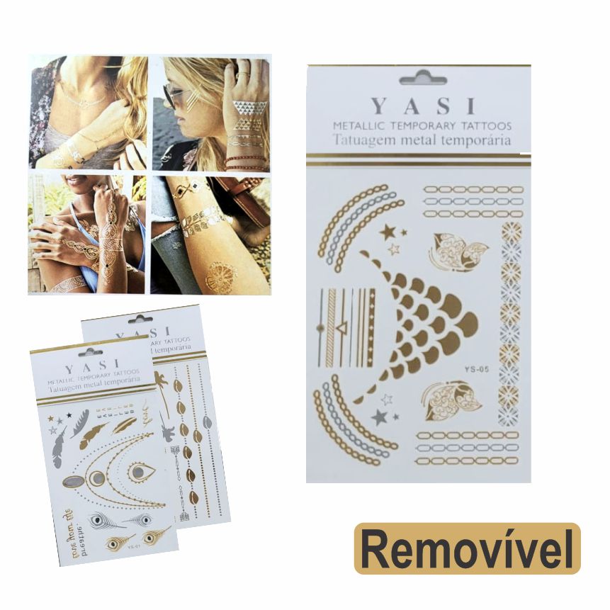 Shimmer and Shine with Metallic Temporary Tattoos – Coopers Of Barnet