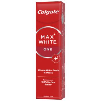 COLGATE TOOTHPASTE MAX WHITE ONE WHITENING 75ml — Coopers Of Barnet