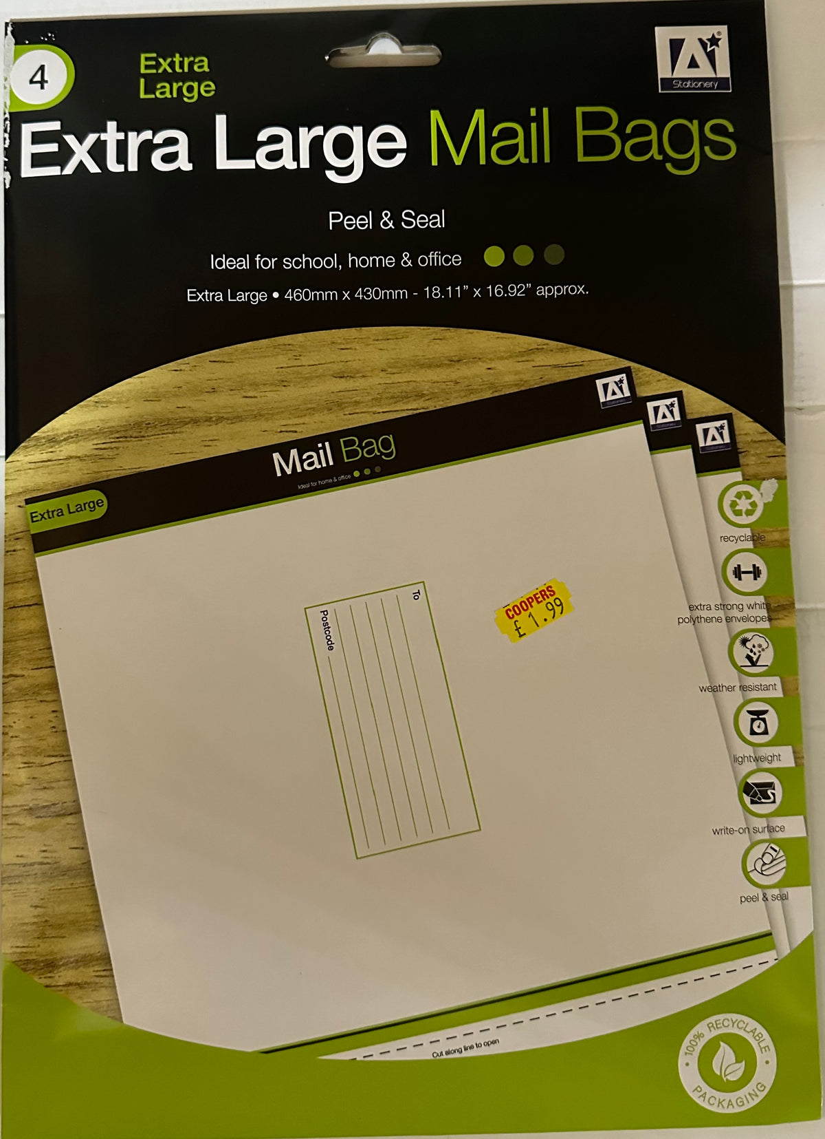 Extra Large Mail Bags — Coopers Of Barnet