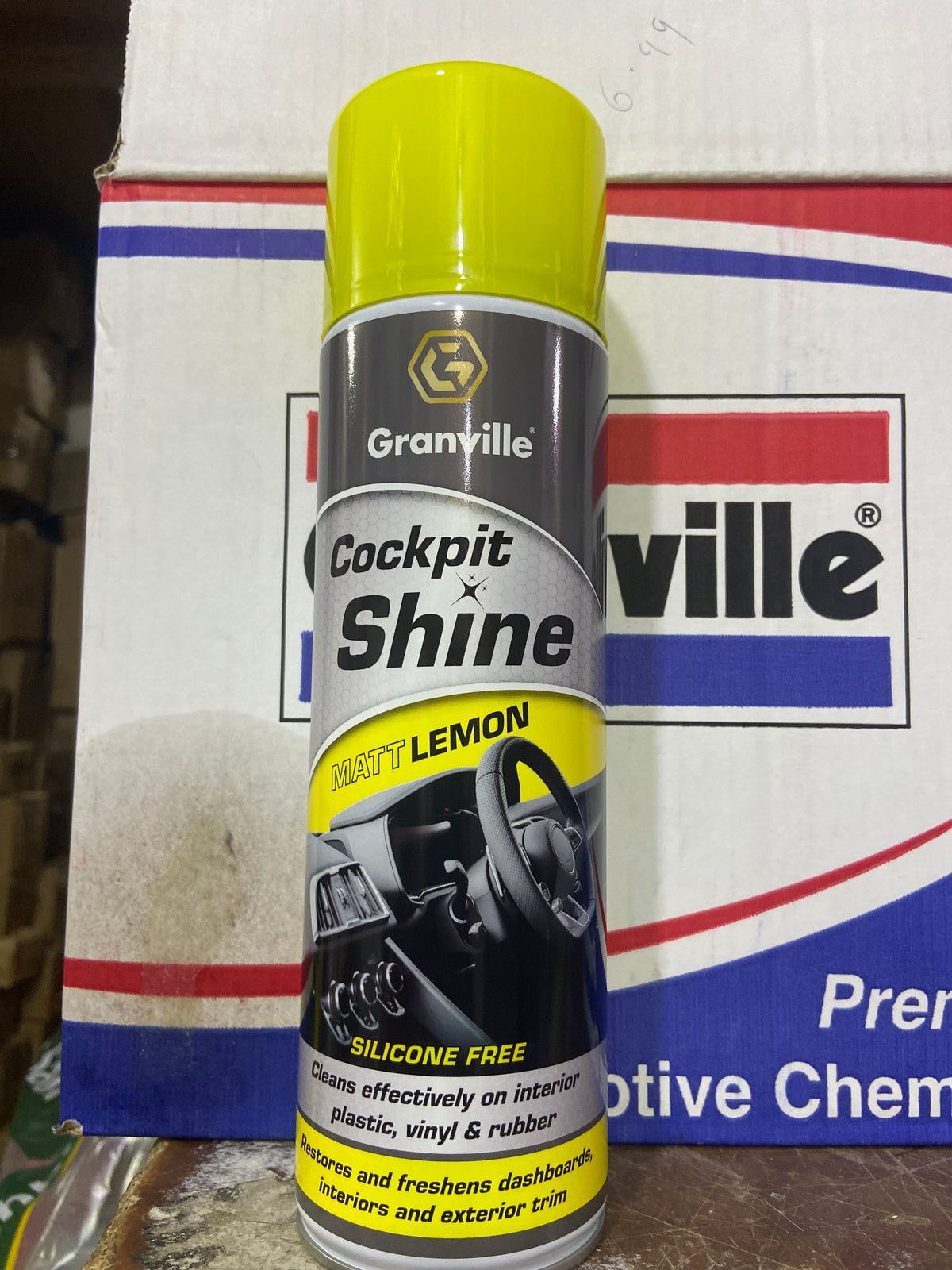 GRANVILLE COCKPIT SHINE MATT LEMON 500ml — coopersofbarnett