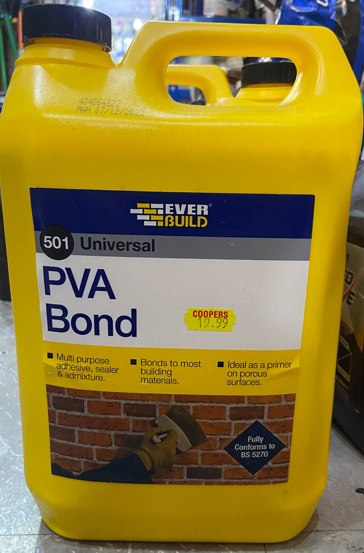 EVER BUILD PVA BOND 5L — coopersofbarnett