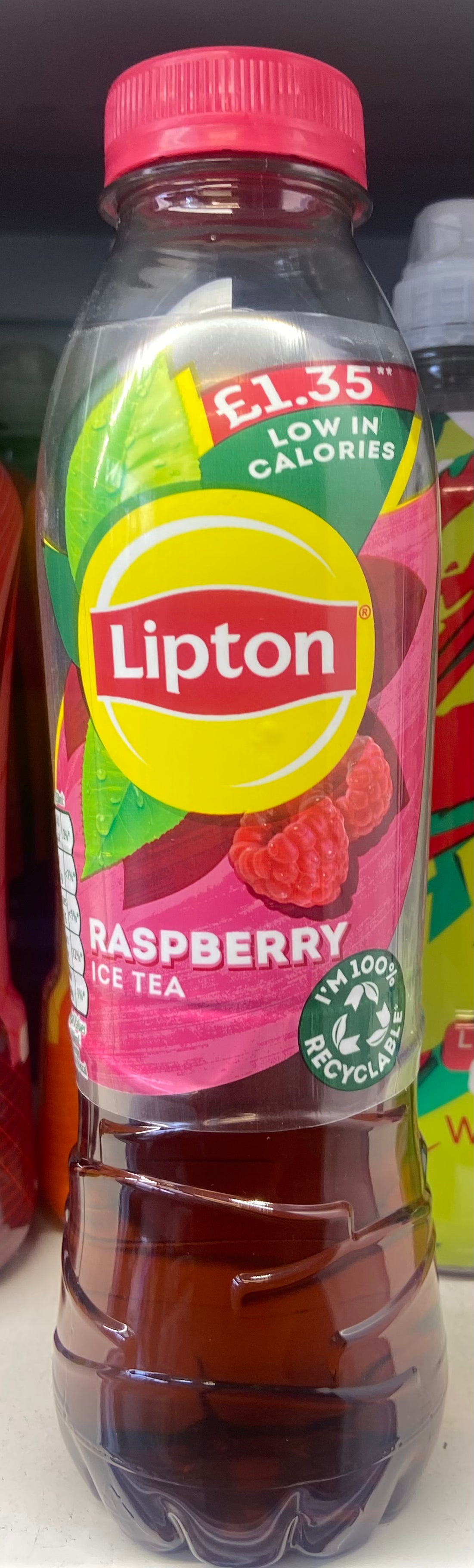 LIPTON RASPBERRY ICE TEA 500ml — Coopers Of Barnet