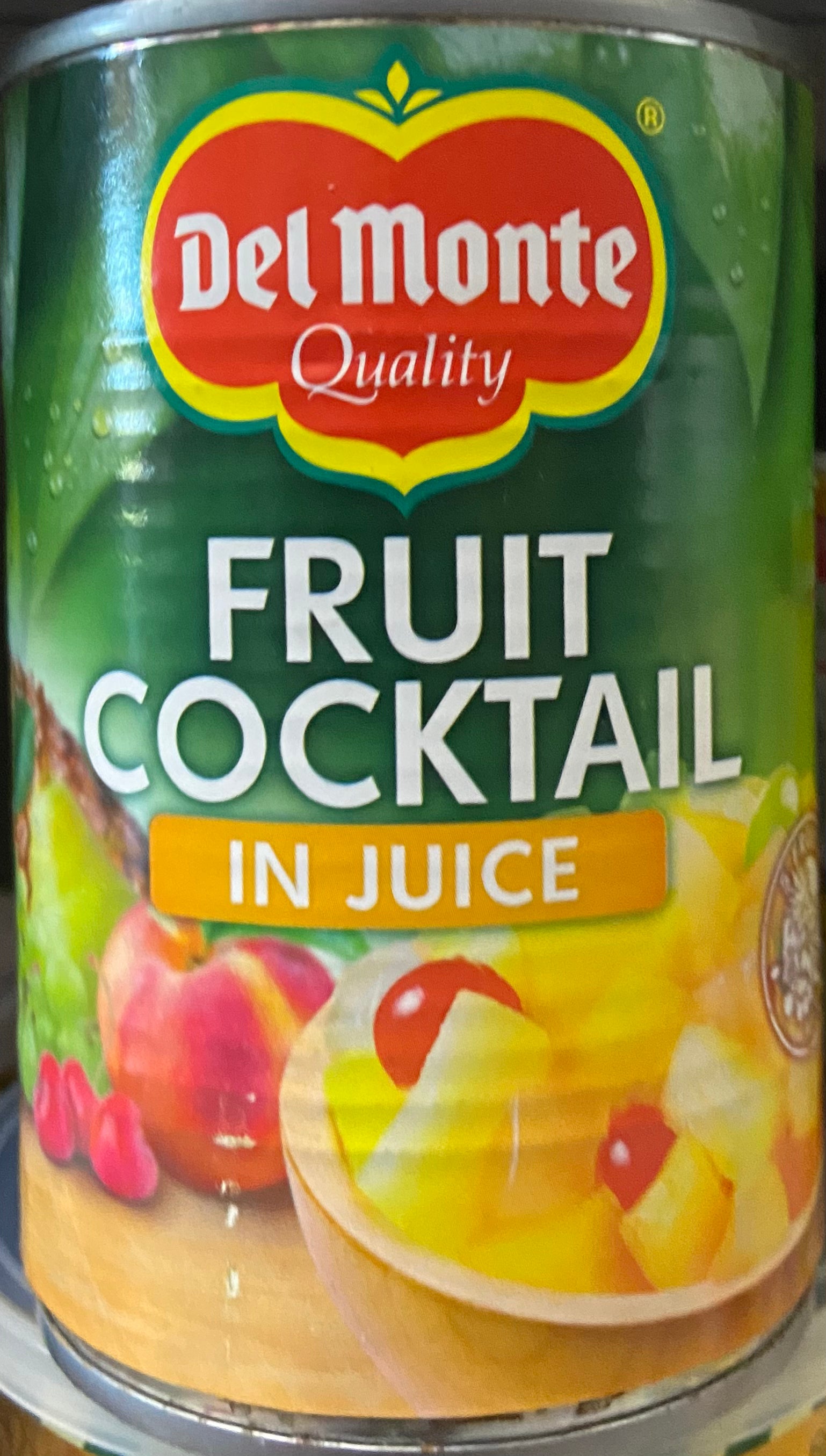 DEL MONTE FRUIT COCKTAIL IN JUICE 415g – Coopers Of Barnet