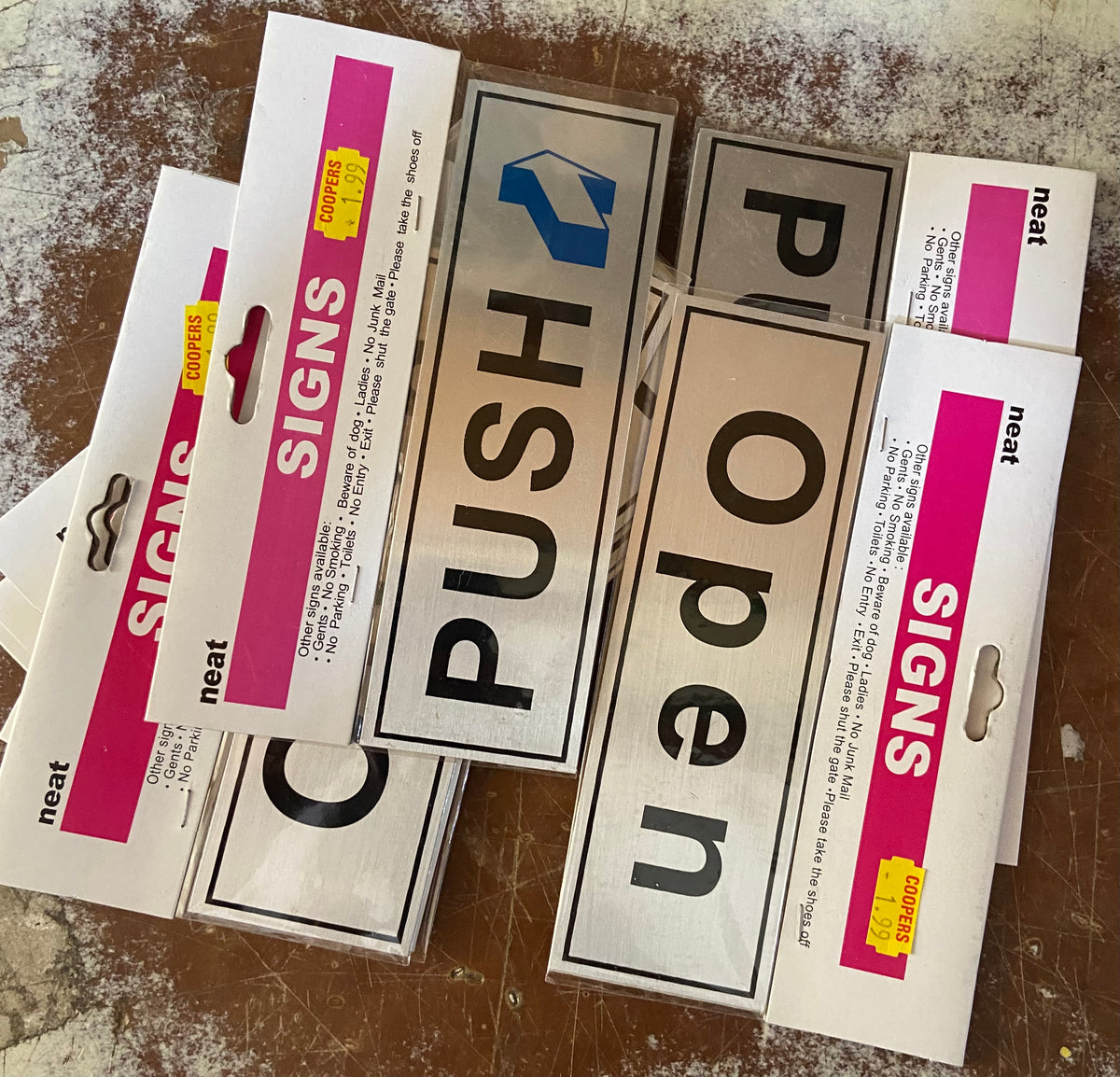 NEAT SIGNS — Coopers Of Barnet