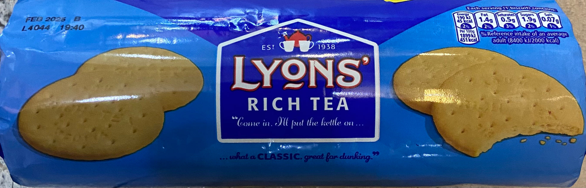 LYONS RICH TEA BISCUITS — Coopers Of Barnet