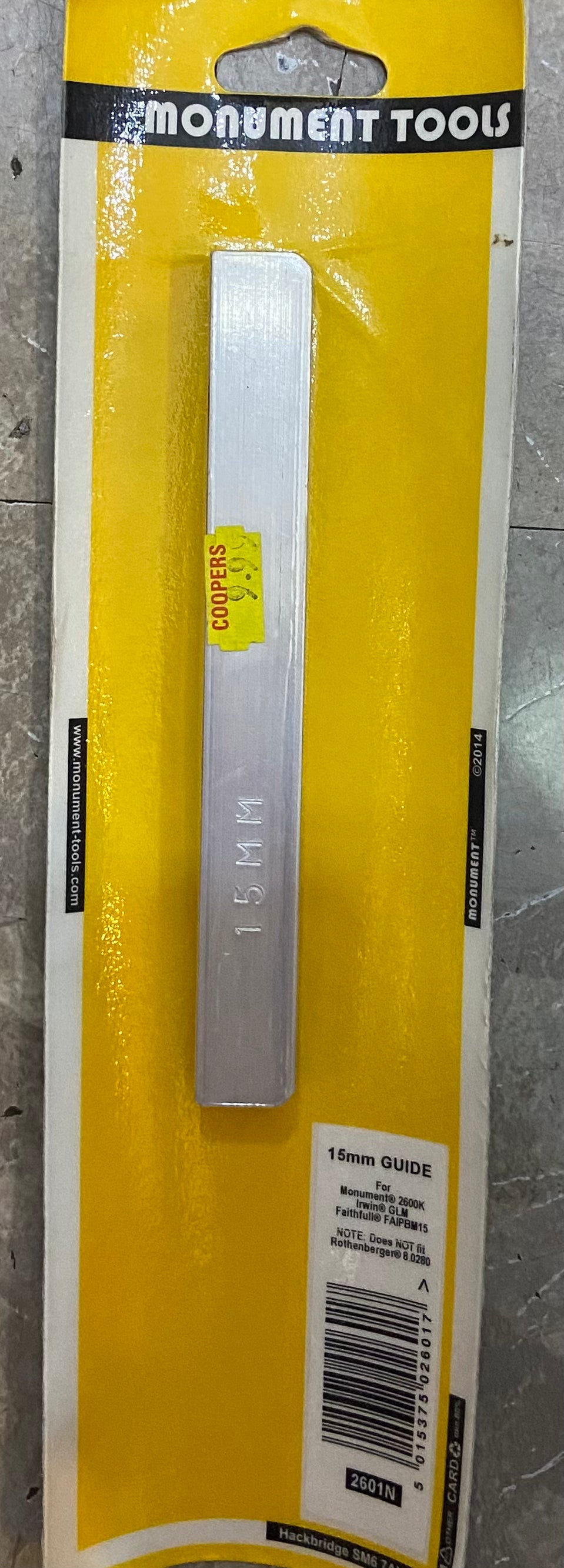 MONUMENT TOOLS GUIDE 15mm GUIDE — Coopers Of Barnet