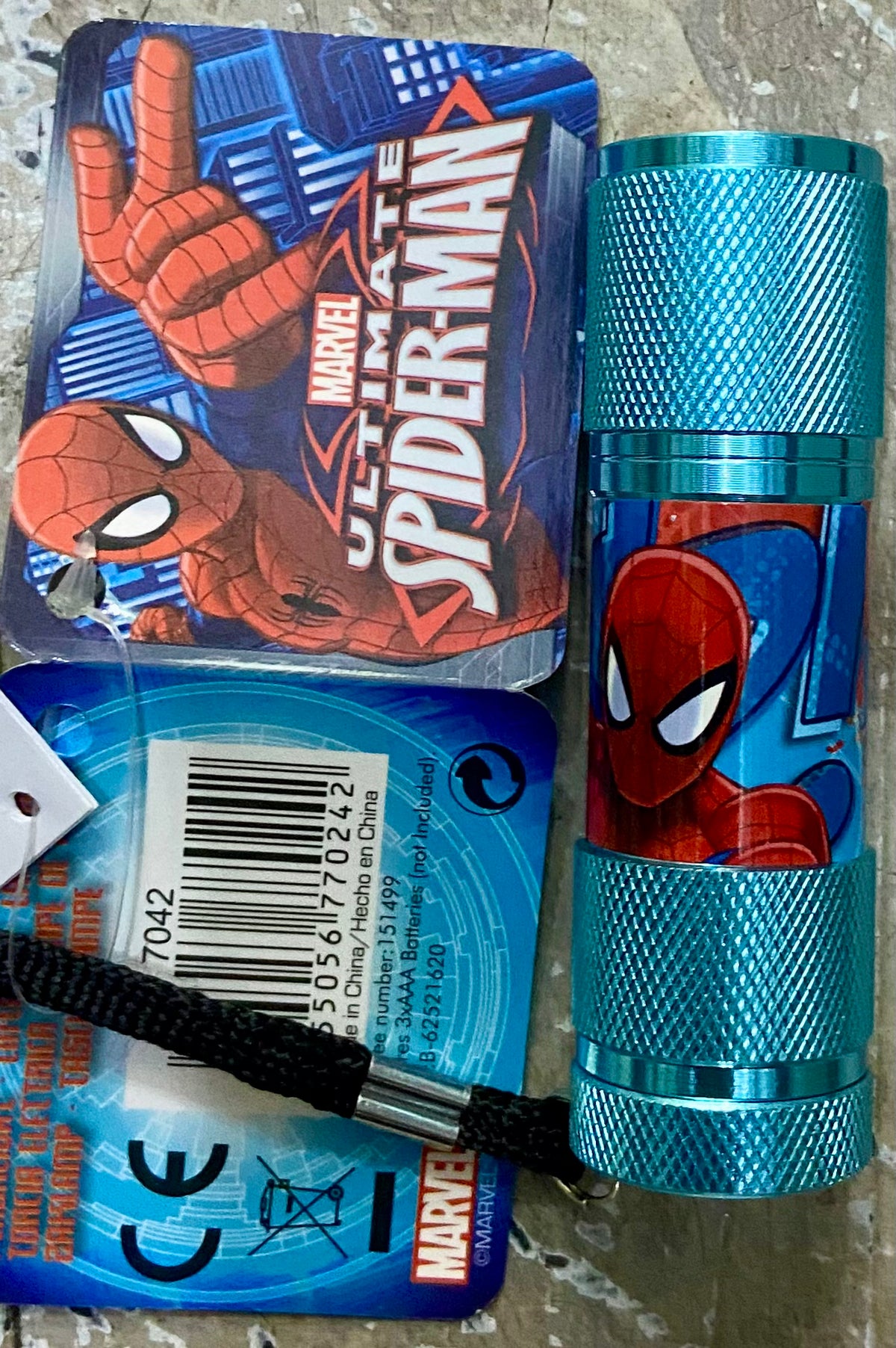 SPIDER-MAN FLASHLIGHT — coopersofbarnett