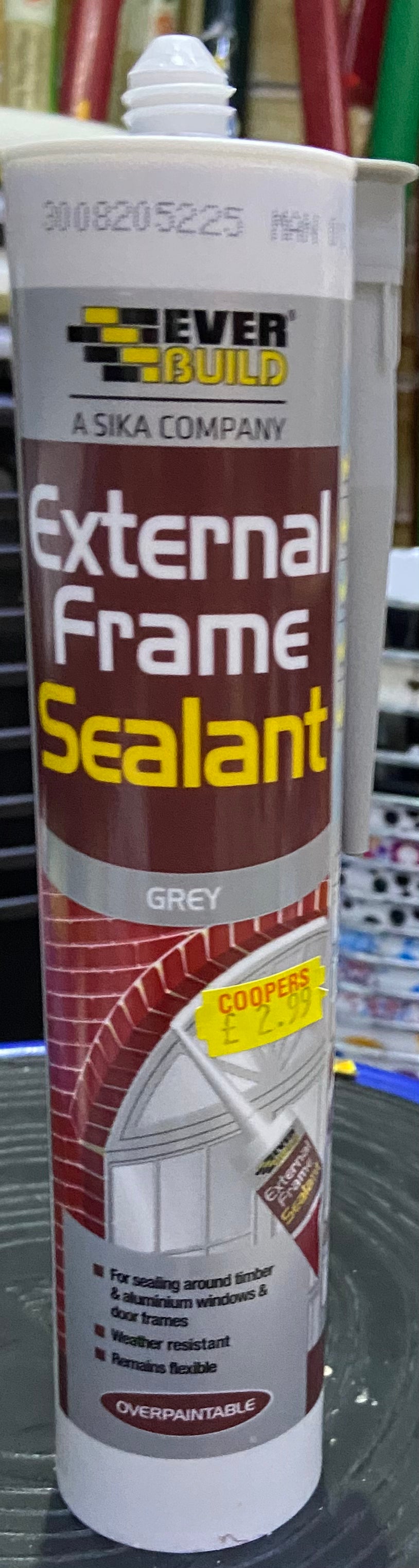 EVER BUILD EXTERNAL FRAME SEALANT GREY 290ml – Coopers Of Barnet