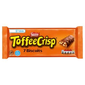 Toffee Crisp Biscuits (130.9g) 7 X 18.7g – Coopers Of Barnet