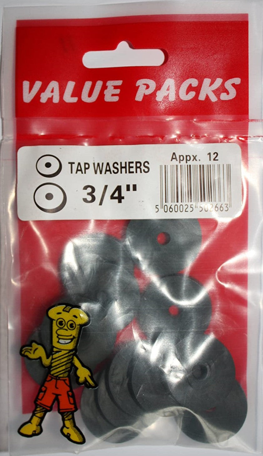 Get a Perfect Seal with 2663 - TW34 3/4'' Tap Washers - Pack of 8 ...