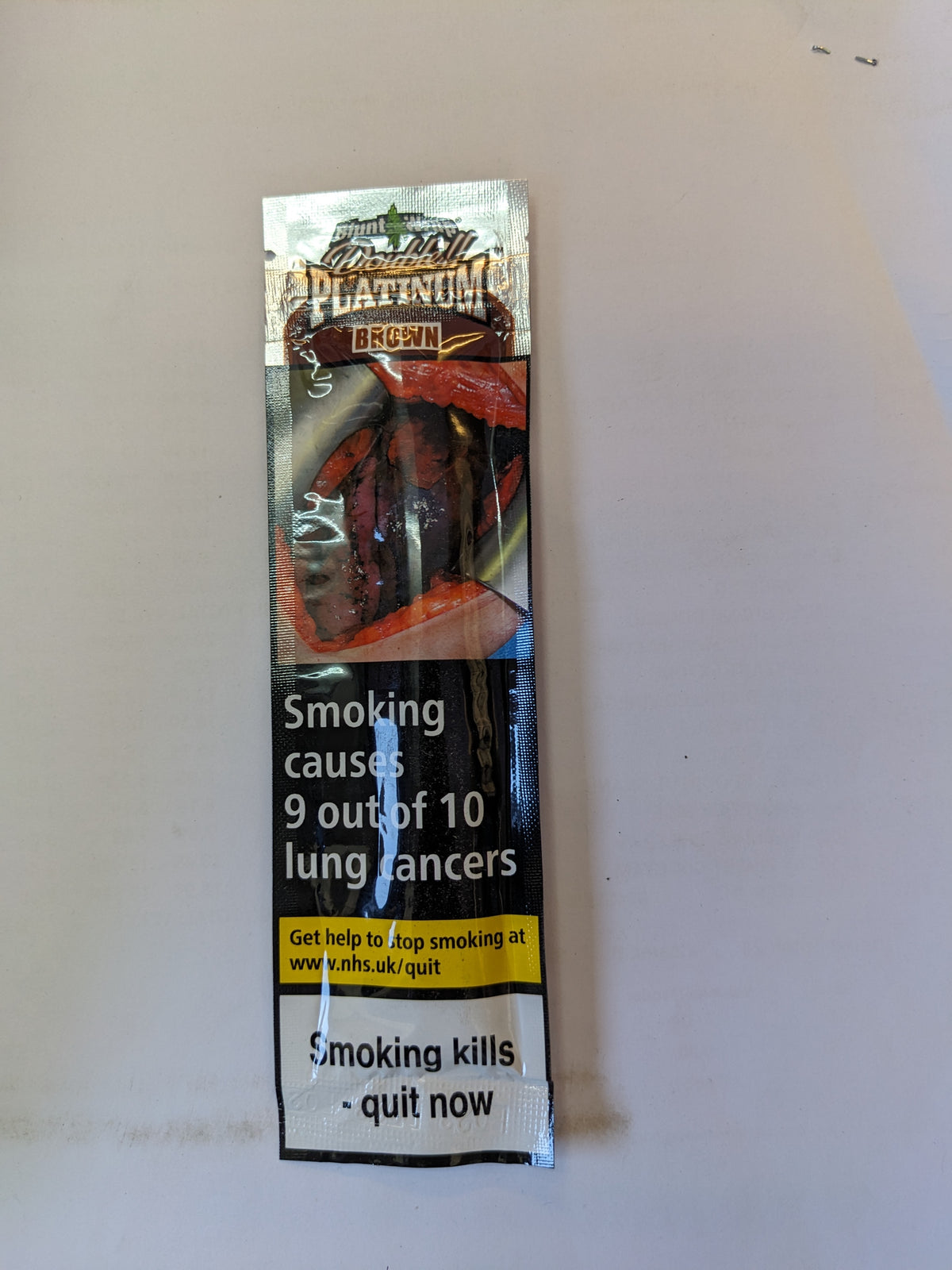 Double Platinum Blunt wrap Brown — coopersofbarnett