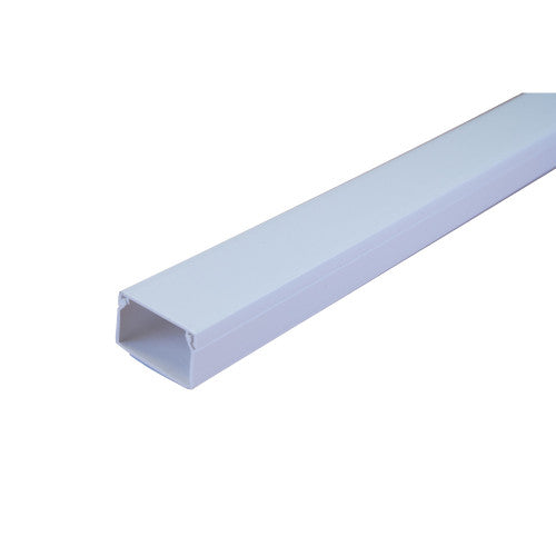 Cable Trunking, White PVC, 40mm X 25mm X 2 Metres – Coopers Of Barnet