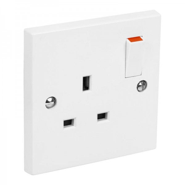 Wall Sockets, 1-Gang Switched – Coopers Of Barnet