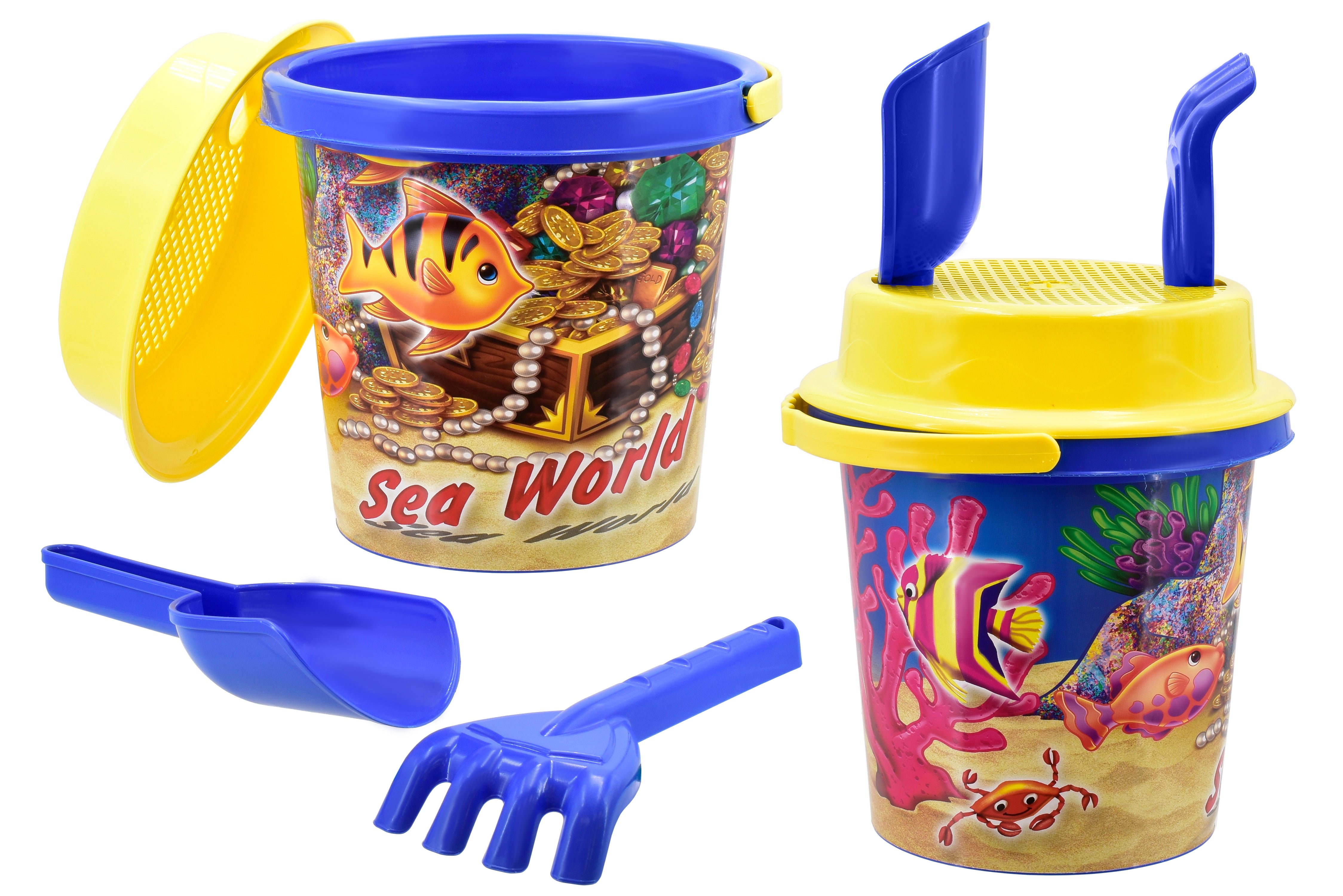 Explore the Ocean with Our 6" / 15cm Sea World Mid Size Bucket Set | P ...