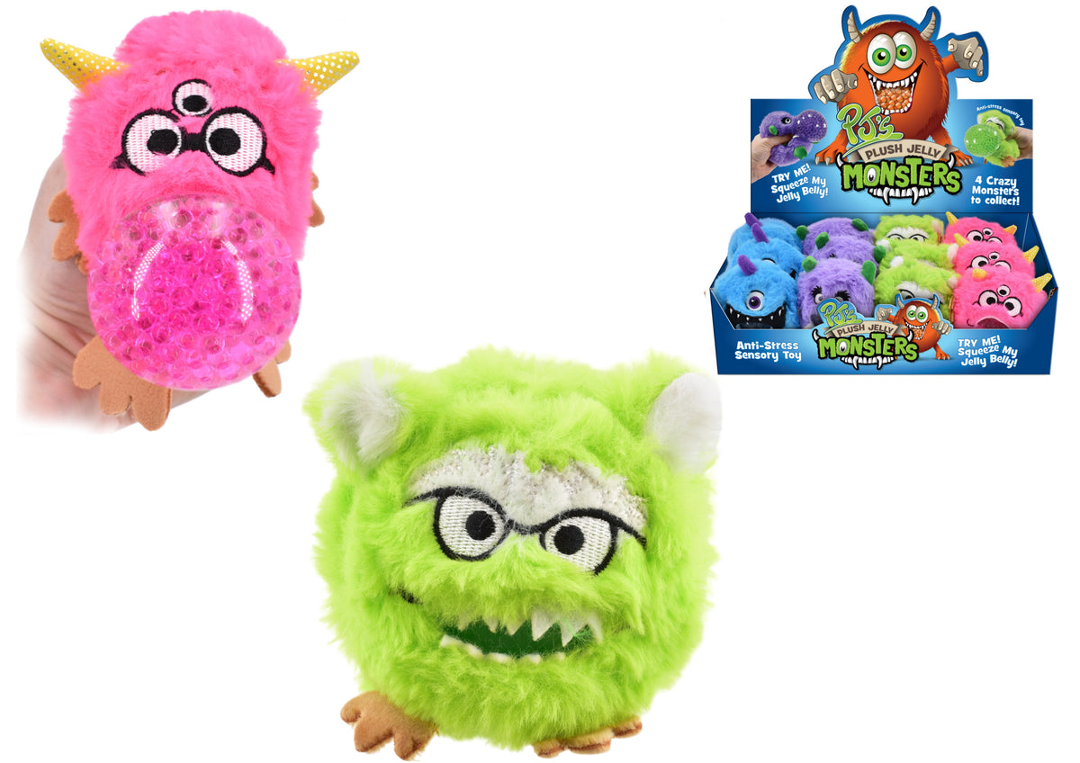 Discover Fun Plush Jelly Squeezers - Monsters in Display Box ...