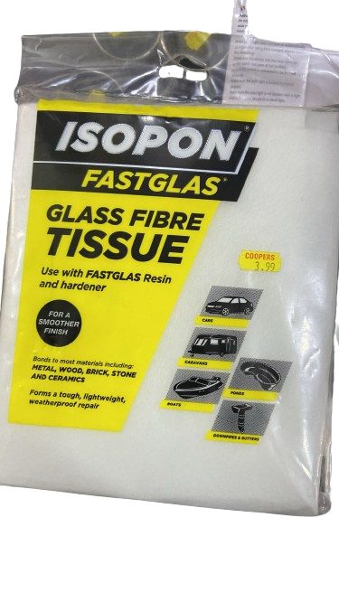 ISOPON FASTGLAS GLAS FIBRE TISSUE — coopersofbarnett