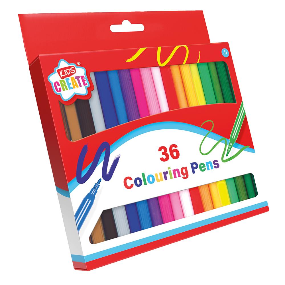 36 Colouring Pens – Coopers Of Barnet